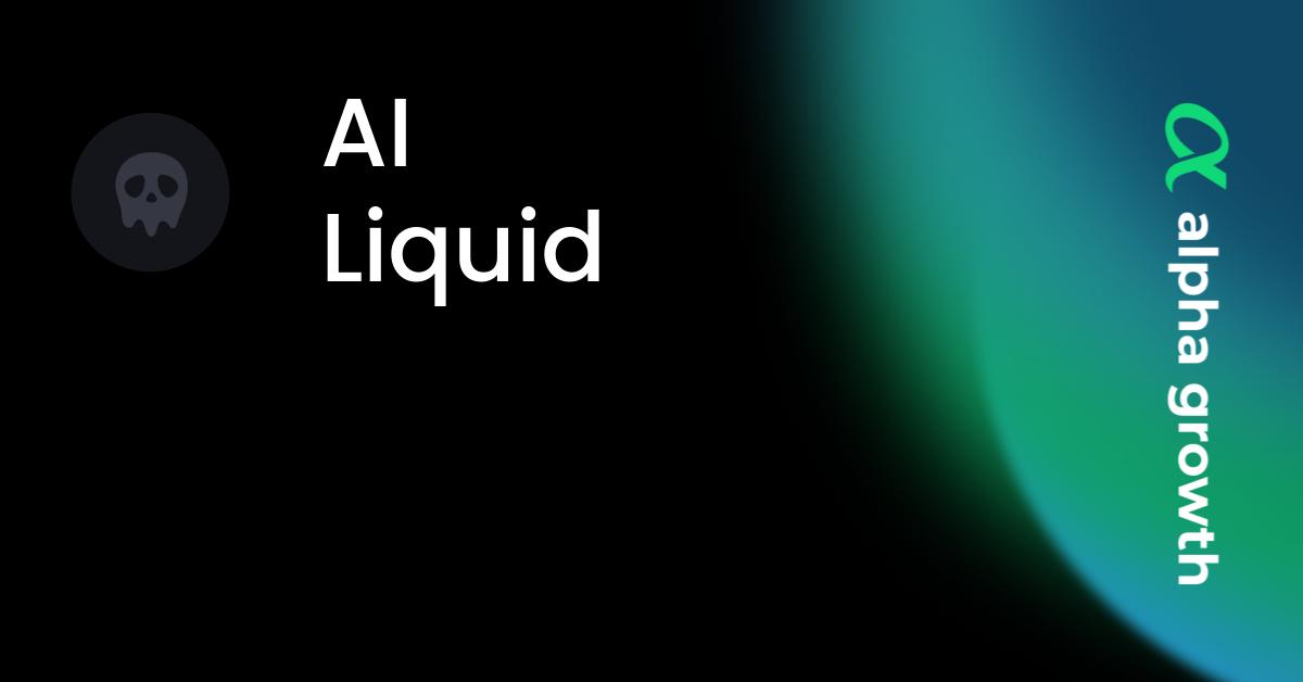 AI Liquid Crypto Analytics & User Data | AlphaGrowth