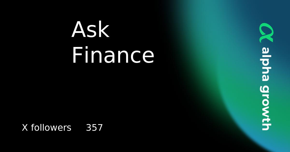 Ask Finance & $ASK Token Crypto Analytics & User Data | AlphaGrowth