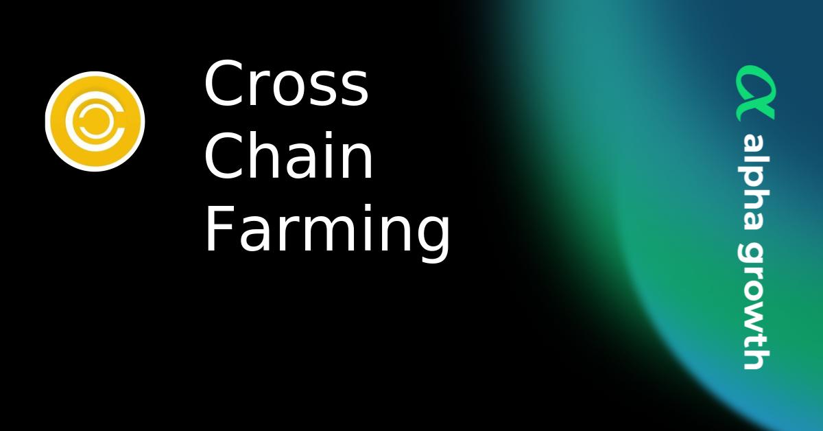 Cross Chain Farming & CCF Token Crypto Analytics & User Data | AlphaGrowth