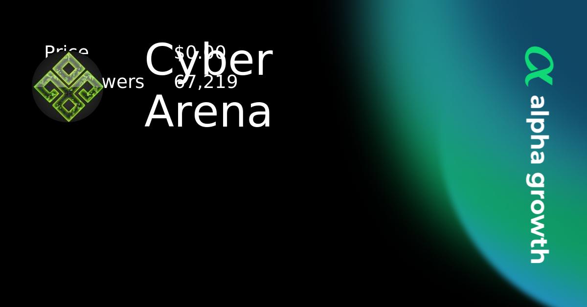 Cyber Arena & 0X7E3784220740E61DC700501BD6771226E11D8897 Token Crypto ...