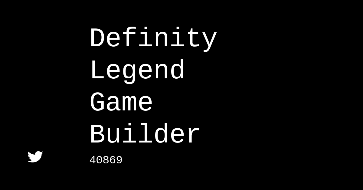 Definity Legend Game Builder & DLD Token Crypto Analytics & User Data ...