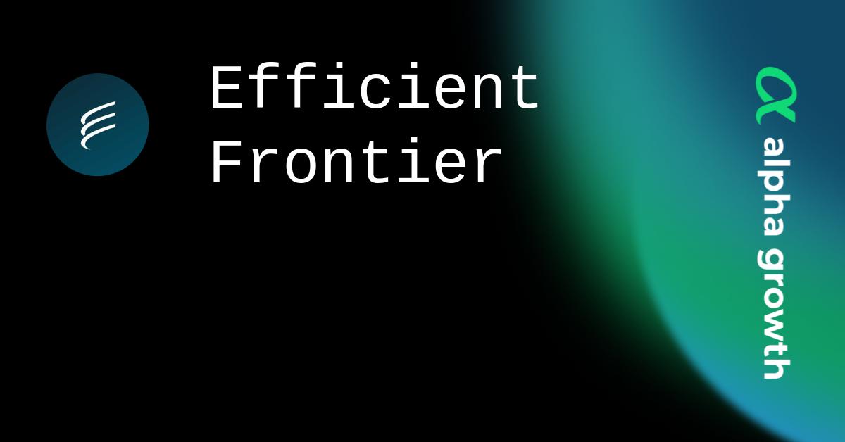 Efficient Frontier Crypto Analytics & User Data | AlphaGrowth
