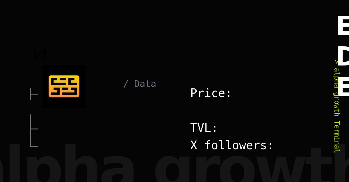 El Dorado Exchange & ede Token Crypto Analytics & User Data | AlphaGrowth