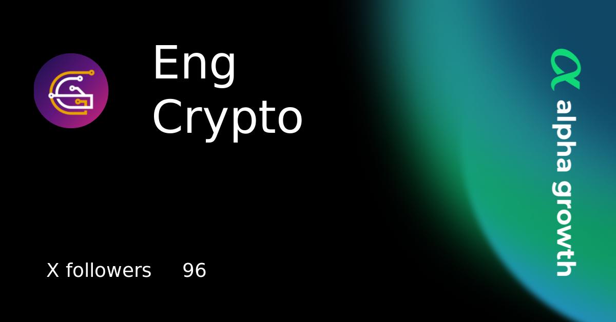 Eng Crypto & eng Token Crypto Analytics & User Data | AlphaGrowth