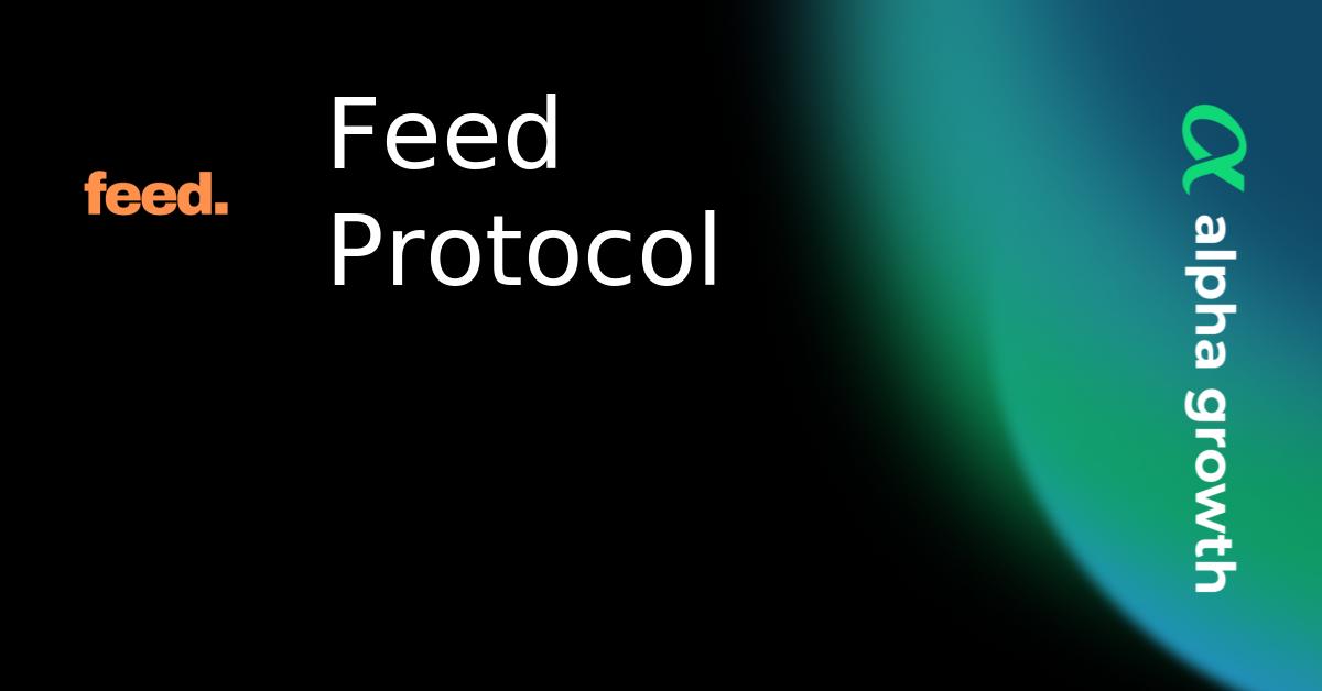 Feed Protocol Crypto Analytics & User Data | AlphaGrowth