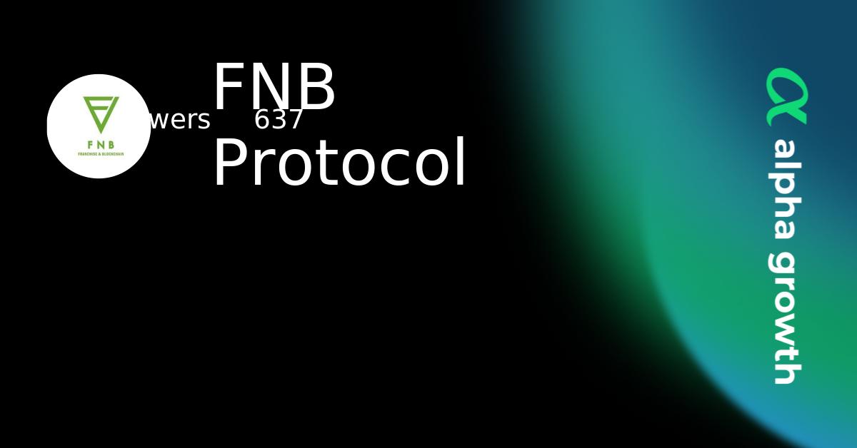 FNB Protocol & fnb Token Crypto Analytics & User Data | AlphaGrowth