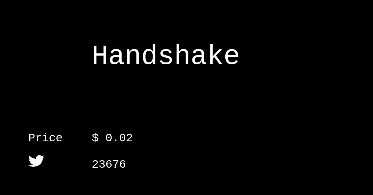 Handshake And Hns Token Crypto Analytics And User Data Alphagrowth 6257