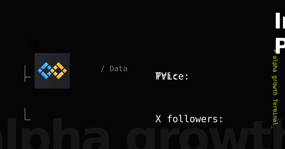 Infinity Pad & ipad Token Crypto Analytics & User Data | AlphaGrowth