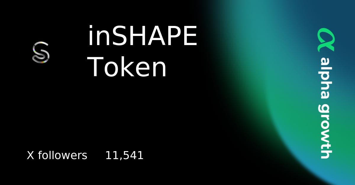 inSHAPE Token & SHAPE Token Crypto Analytics & User Data | AlphaGrowth