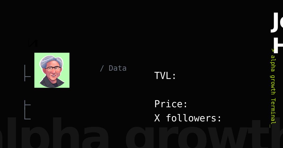 Jen-Hsun Huang & jhh Token Crypto Analytics & User Data | AlphaGrowth