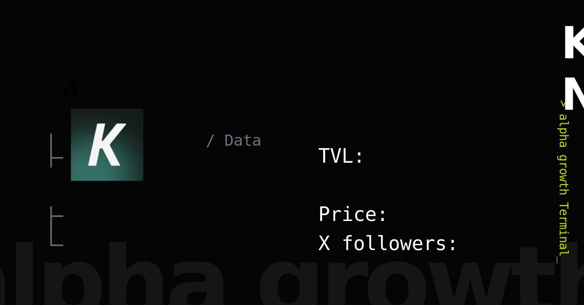 Kyve Network & kyve Token Crypto Analytics & User Data | AlphaGrowth