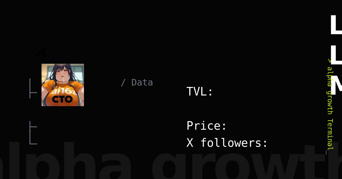 Large Language Model & llm Token Crypto Analytics & User Data | AlphaGrowth