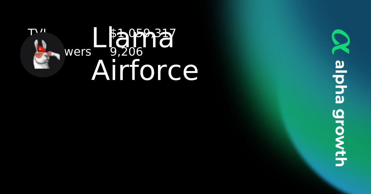Llama Airforce Crypto Analytics & User Data | AlphaGrowth
