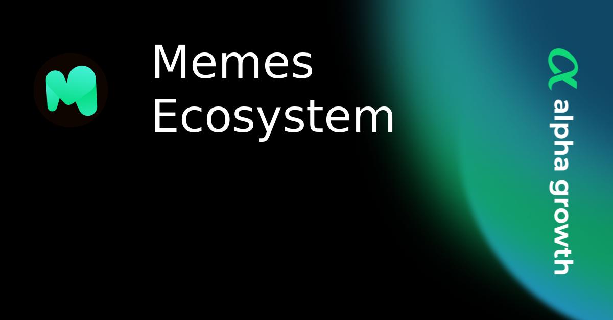 Memes Ecosystem Crypto Analytics & User Data | AlphaGrowth