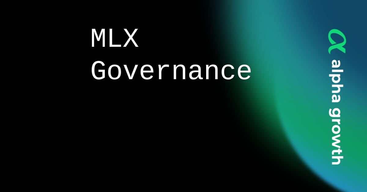 MLX Governance Crypto Analytics & User Data | AlphaGrowth