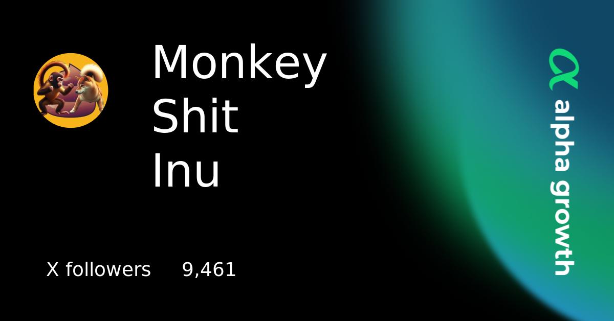 Monkey Shit Inu & msi Token Crypto Analytics & User Data | AlphaGrowth