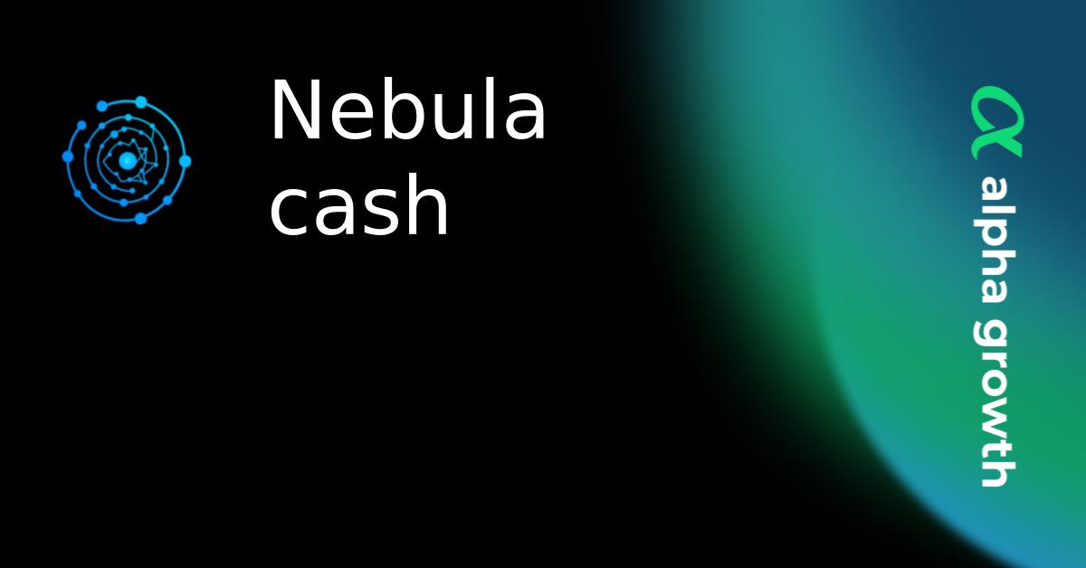 Nebula cash & nebx Token Crypto Analytics & User Data | AlphaGrowth