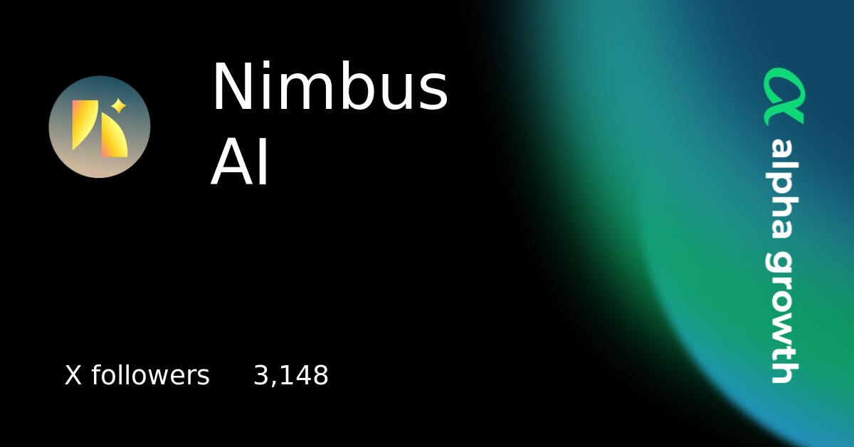 Nimbus AI & nai Token Crypto Analytics & User Data | AlphaGrowth