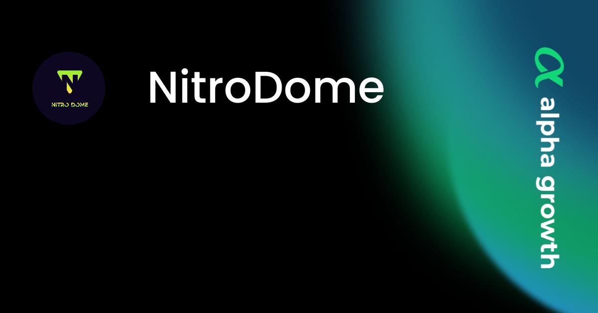 NitroDome Crypto Analytics & User Data | AlphaGrowth