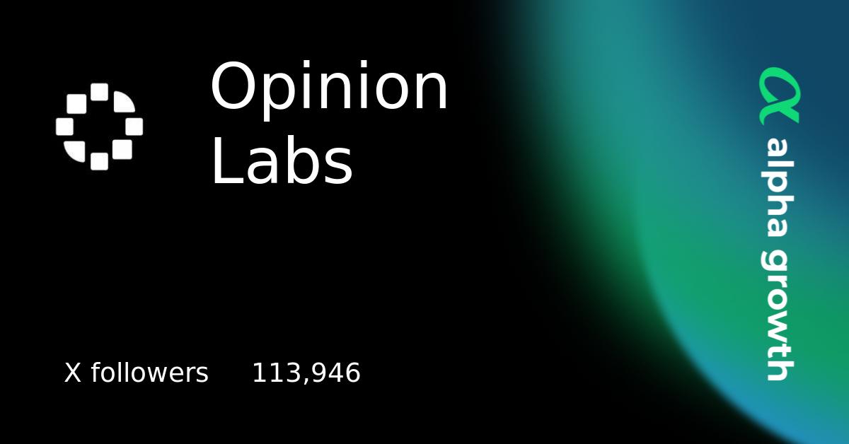 Opinion Labs Crypto Analytics & User Data | AlphaGrowth