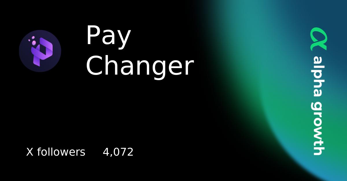 Pay Changer Crypto Analytics & User Data | AlphaGrowth