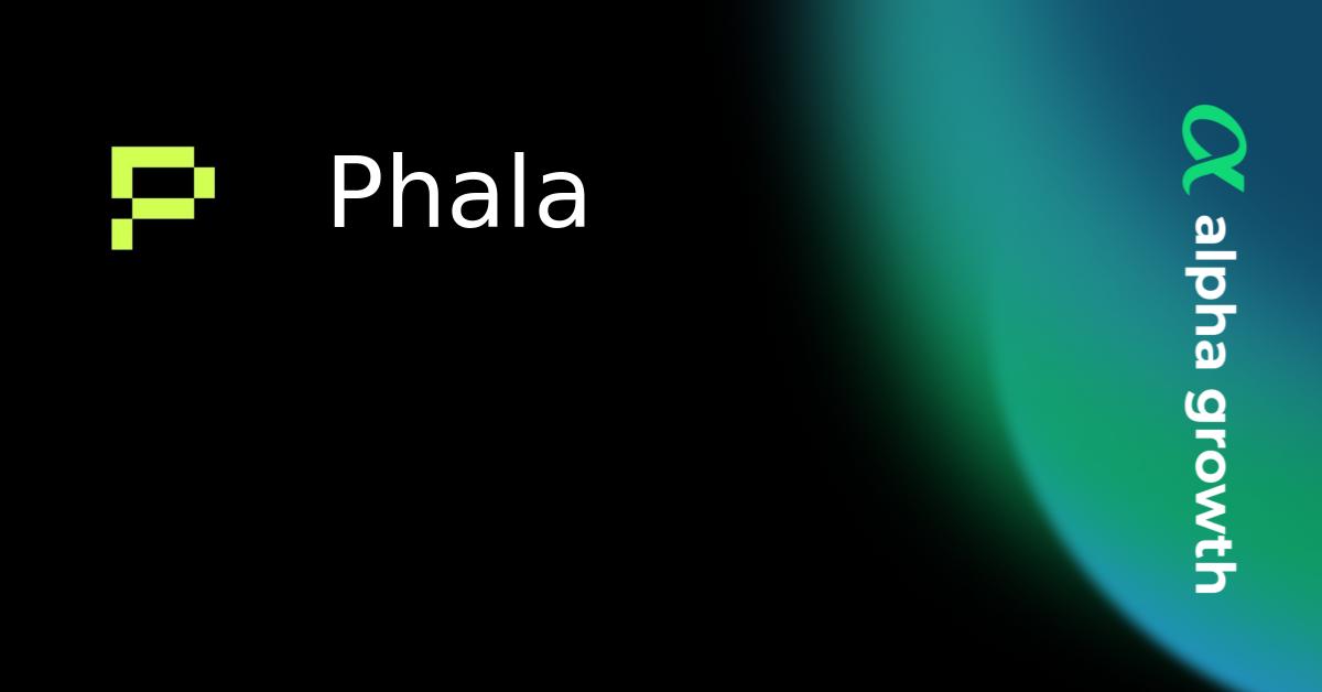 Phala Crypto Analytics & User Data | AlphaGrowth