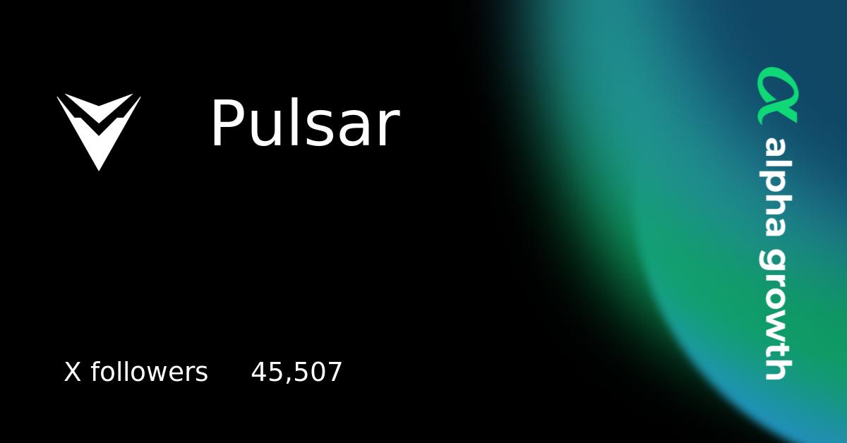 Pulsar & $PLSR Token Crypto Analytics & User Data | AlphaGrowth