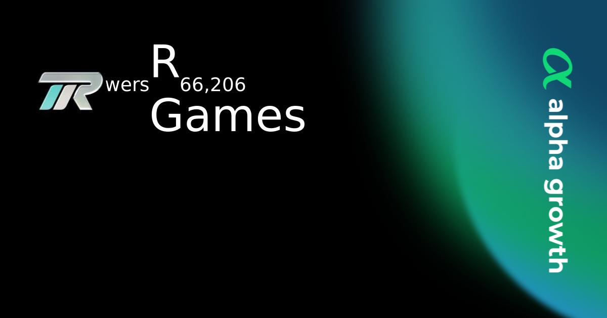R Games & RGAME Token Crypto Analytics & User Data | AlphaGrowth