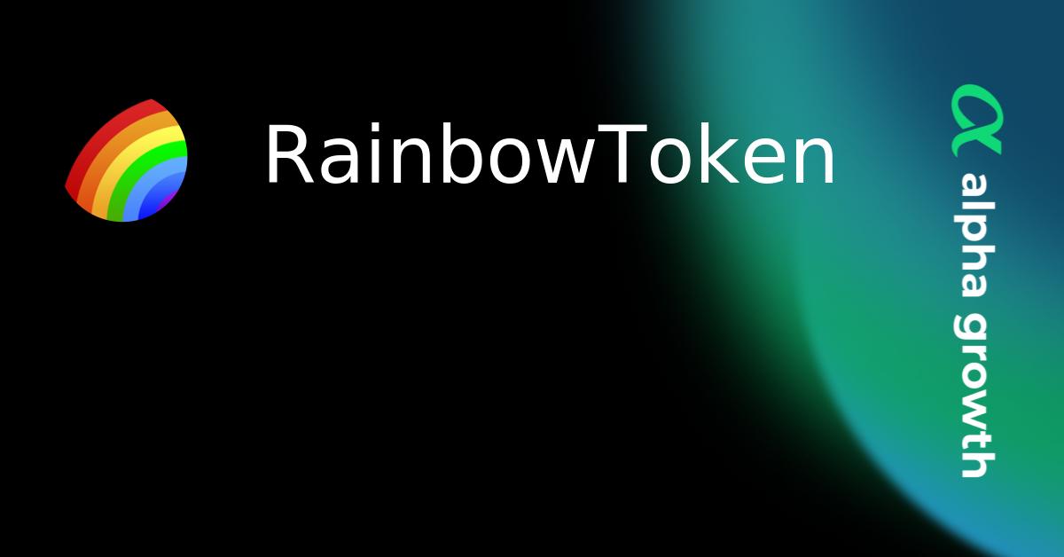 RainbowToken & rainbowtoken Token Crypto Analytics & User Data ...