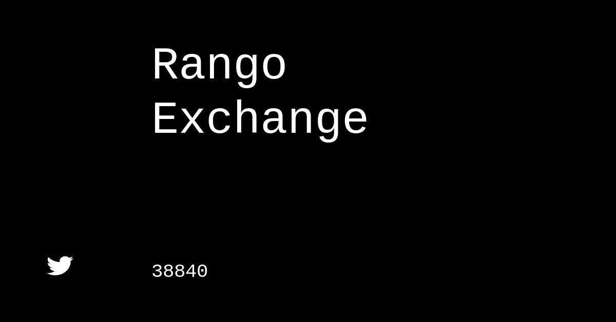 Rango Exchange & rango Token Crypto Analytics & User Data | AlphaGrowth