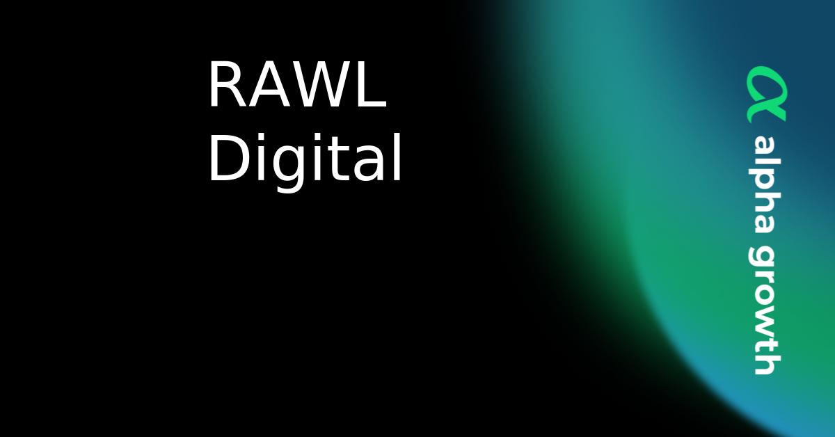 RAWL Digital Crypto Analytics & User Data | AlphaGrowth