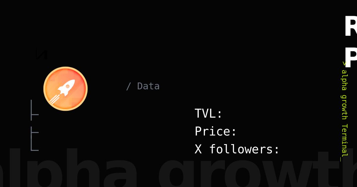 Rocket Pool & RPL Token Crypto Analytics & User Data | AlphaGrowth