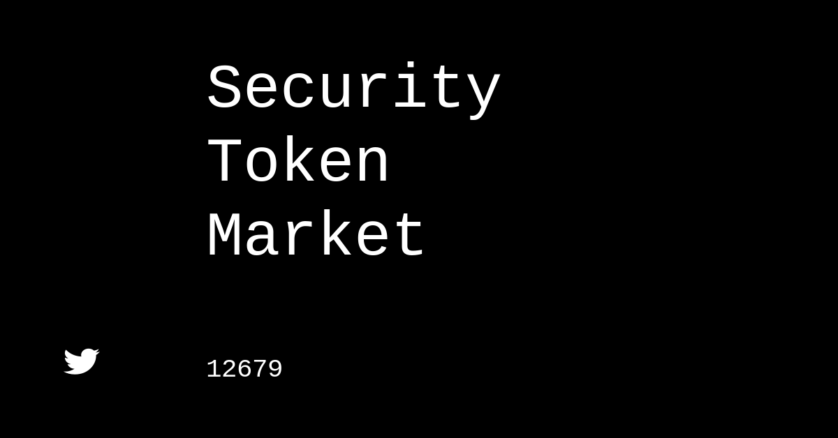 Security Token Market & Crypto Analytics & User Data | AlphaGrowth