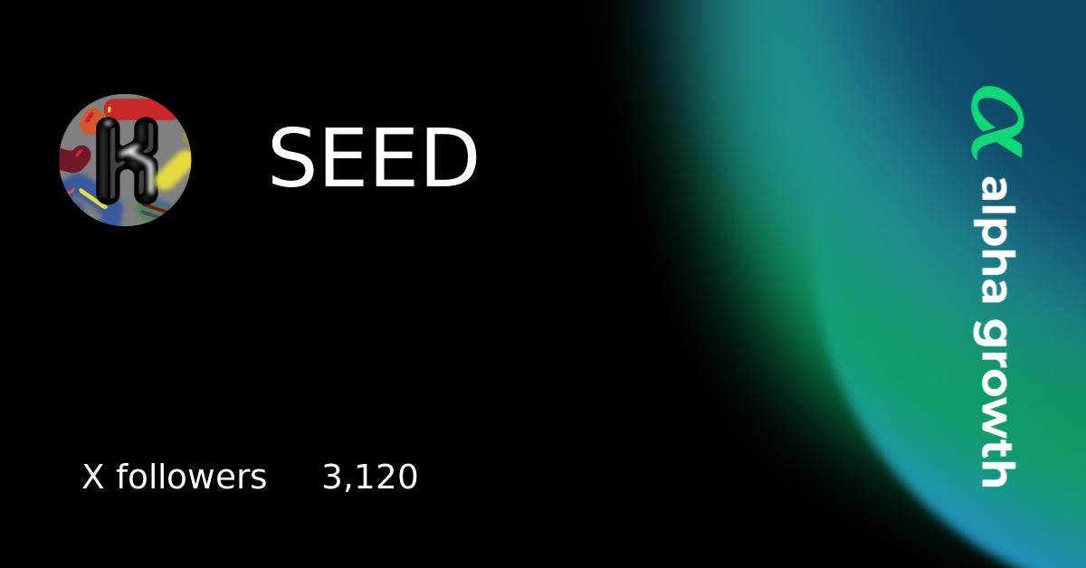 SEED Crypto Analytics & User Data | AlphaGrowth