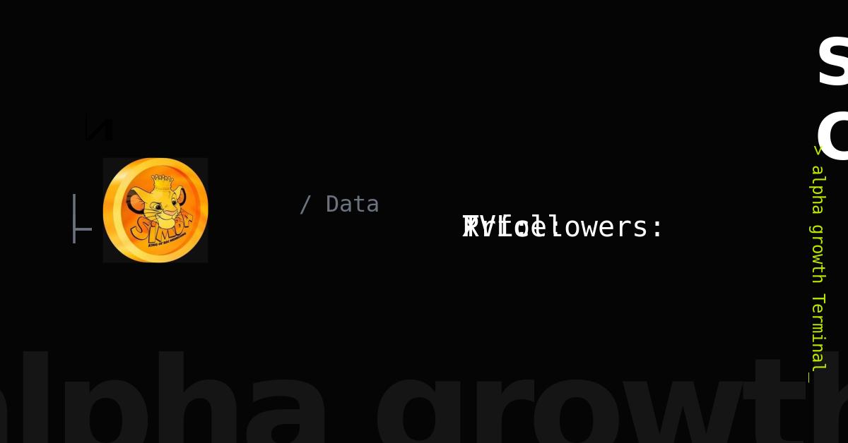 Simba Coin & simba Token Crypto Analytics & User Data | AlphaGrowth