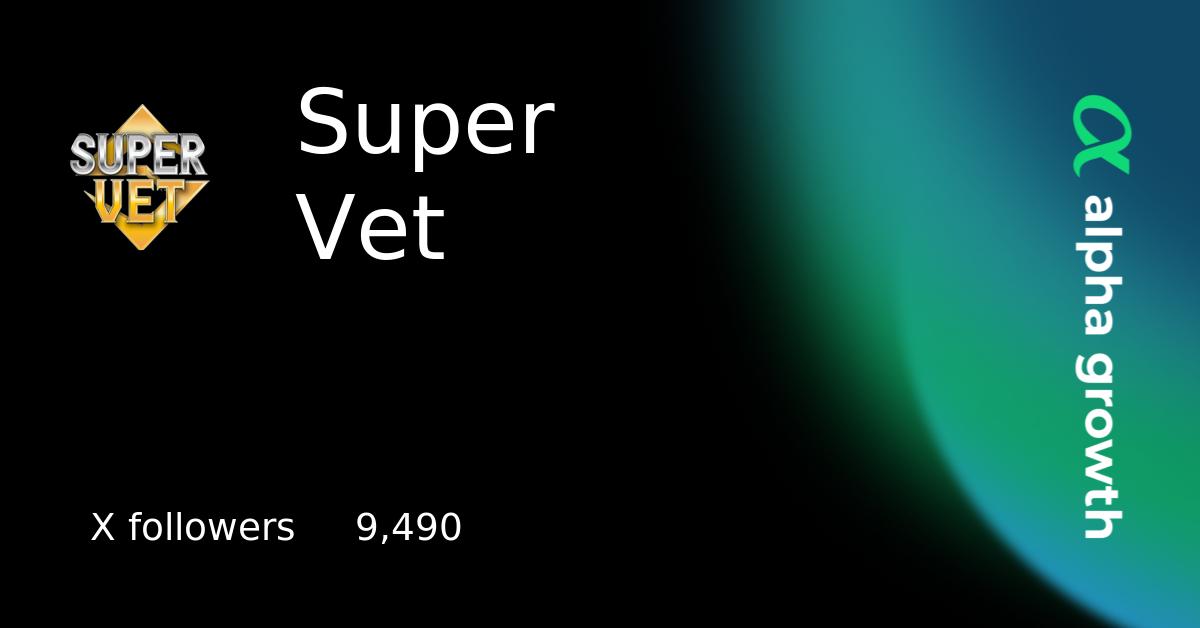 Super Vet Crypto Analytics & User Data | AlphaGrowth