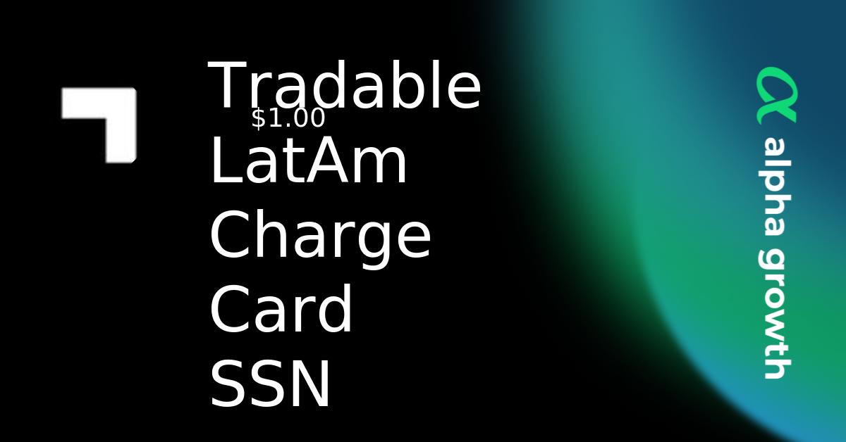 Tradable LatAm Charge Card SSN & pc0000111 Token Crypto Analytics ...
