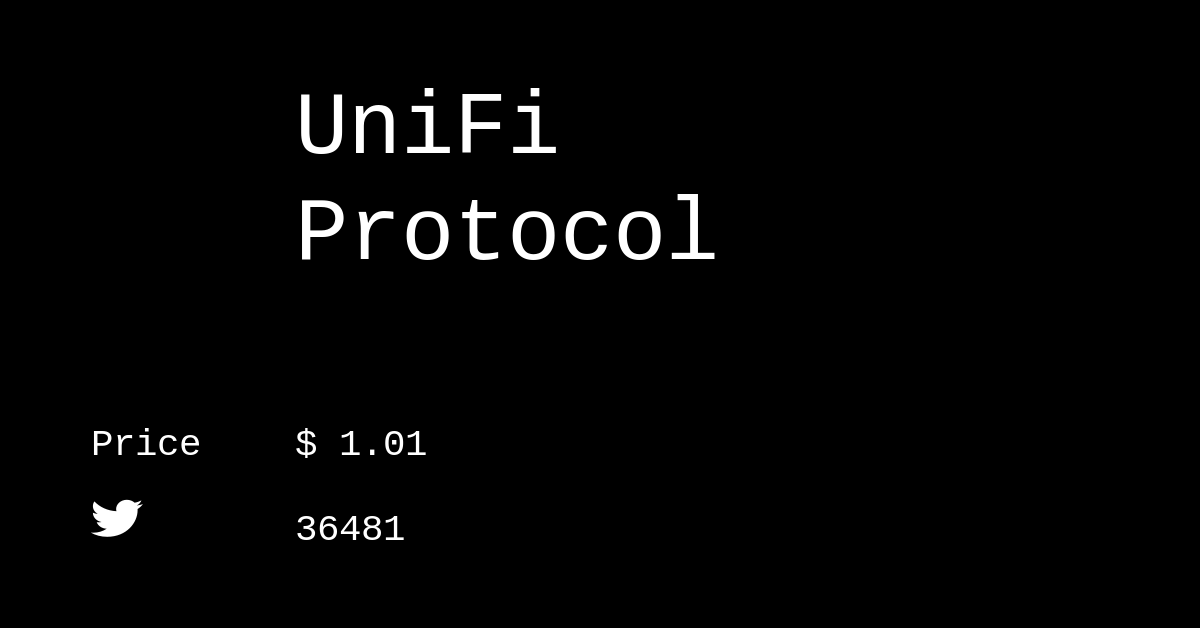 UniFi Protocol & up Token Crypto Analytics & User Data | AlphaGrowth