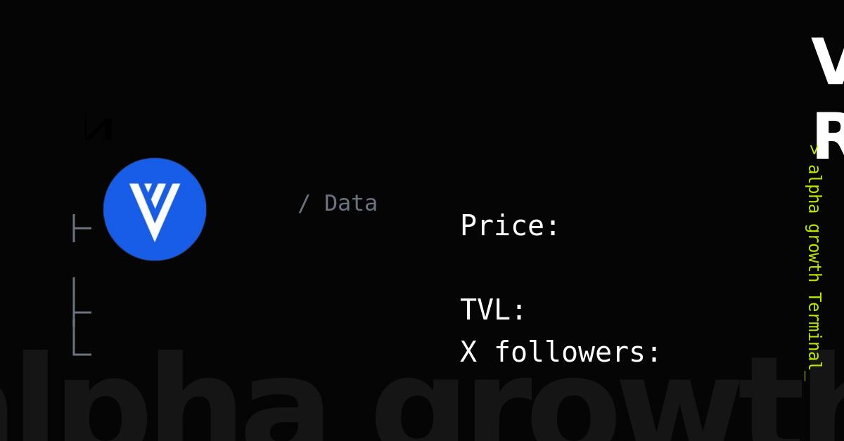Vector Reserve & vec Token Crypto Analytics & User Data | AlphaGrowth