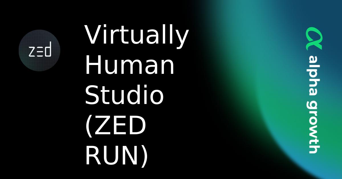 Virtually Human Studio (ZED RUN) Crypto Analytics & User Data | AlphaGrowth