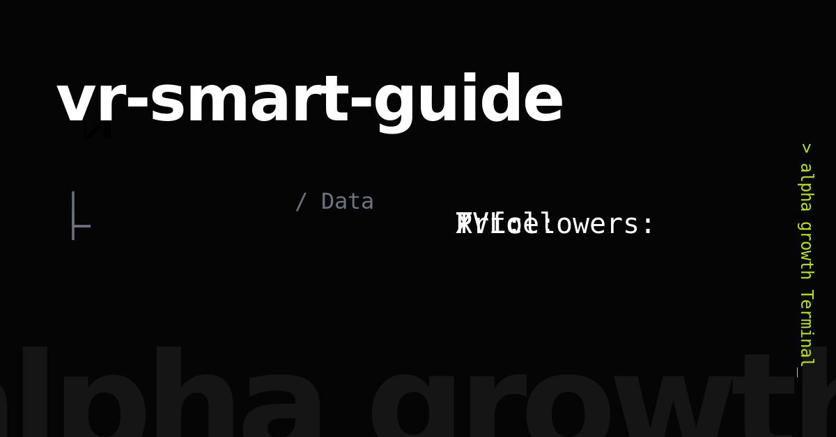 vr-smart-guide Crypto Analytics & User Data | AlphaGrowth