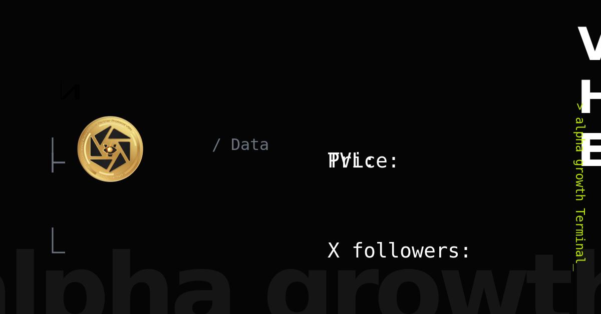 Vsion Hub Ecosystem Crypto Analytics & User Data | AlphaGrowth