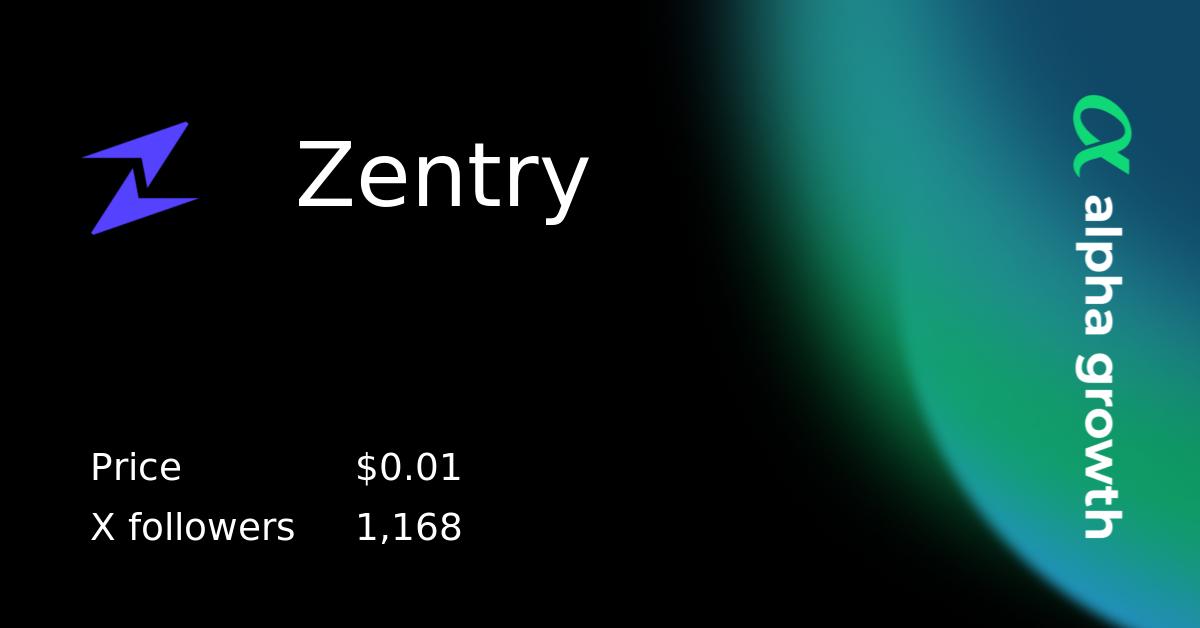 Zentry & zent Token Crypto Analytics & User Data | AlphaGrowth