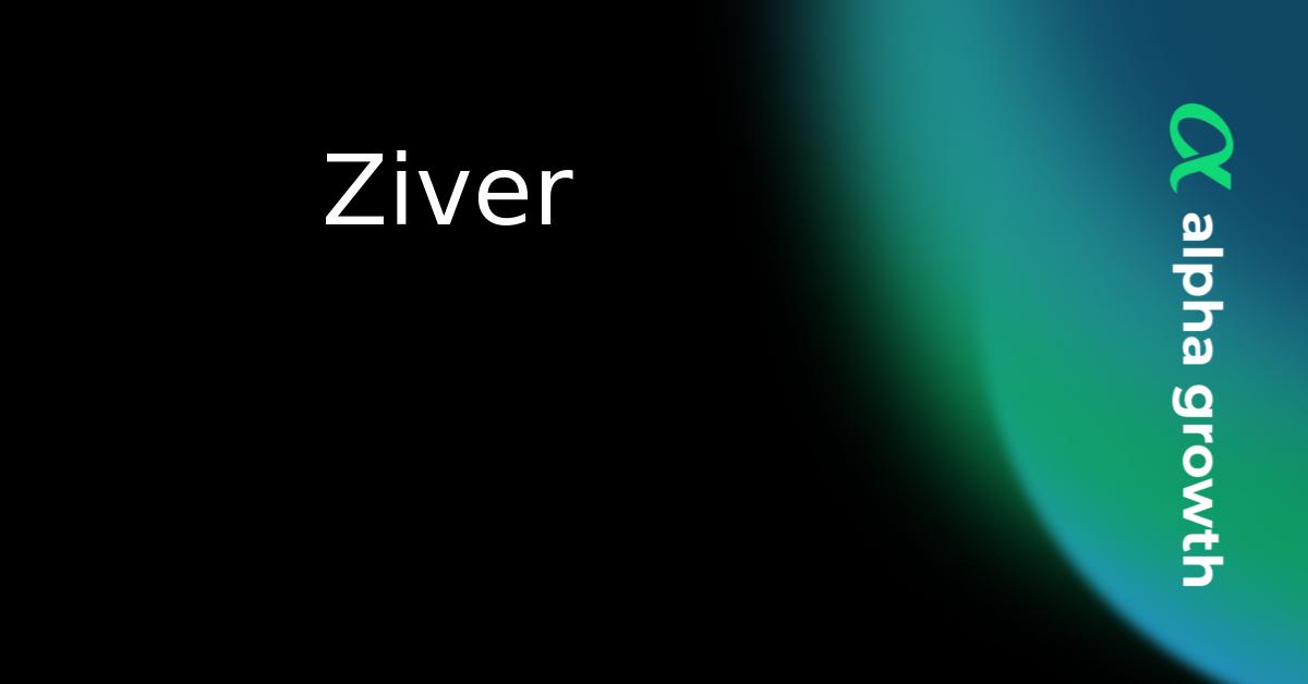 Ziver Crypto Analytics & User Data | AlphaGrowth